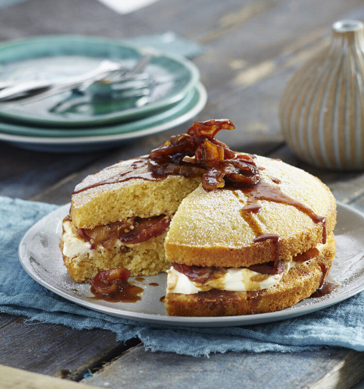 Pink Lady Apple and Coconut Cake - Lyndey Milan