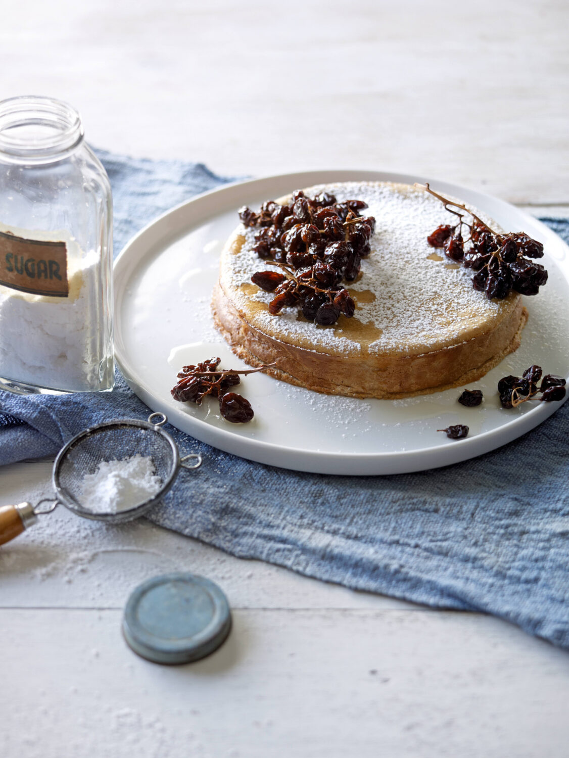 Greek Cheesecake with Muscatels - Lyndey Milan