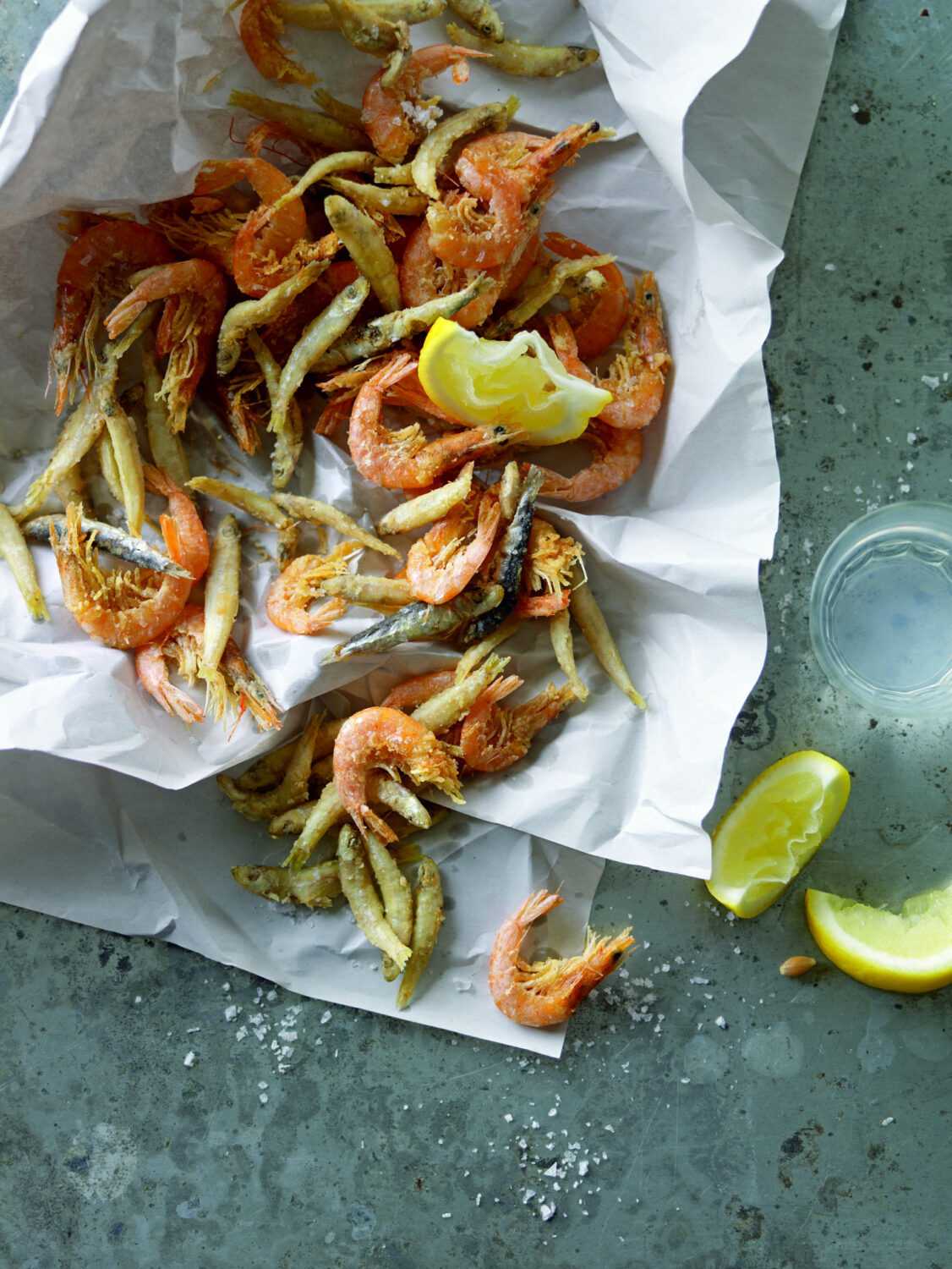 Fried Small Prawns & Baby Fish - Lyndey Milan