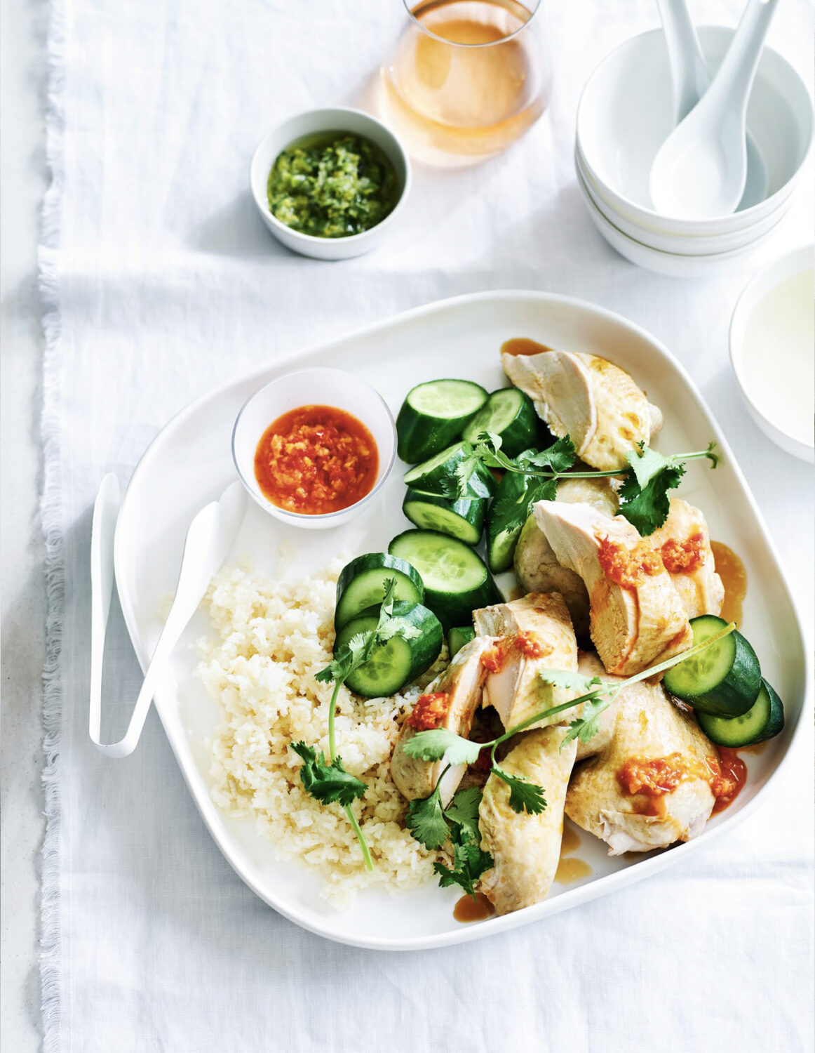 Hainanese Chicken Rice - Lyndey Milan